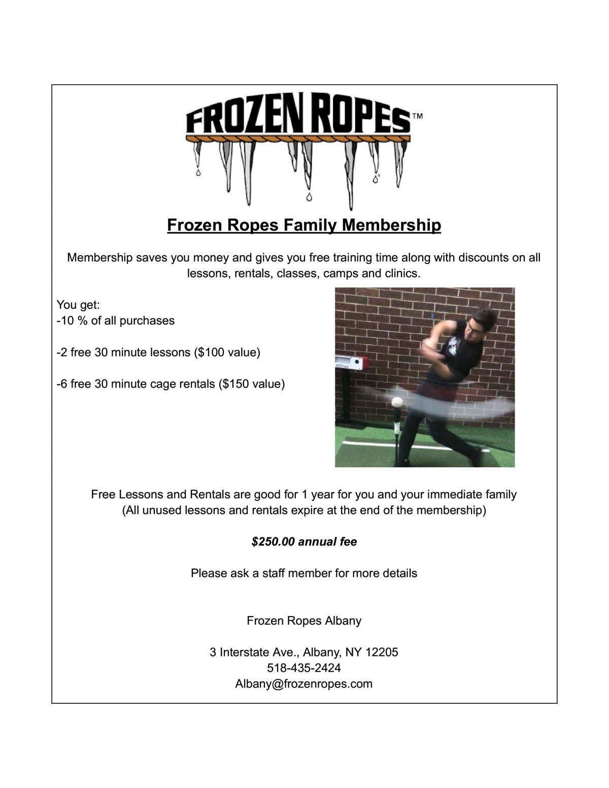 Memberships - Frozen Ropes Albany, NY