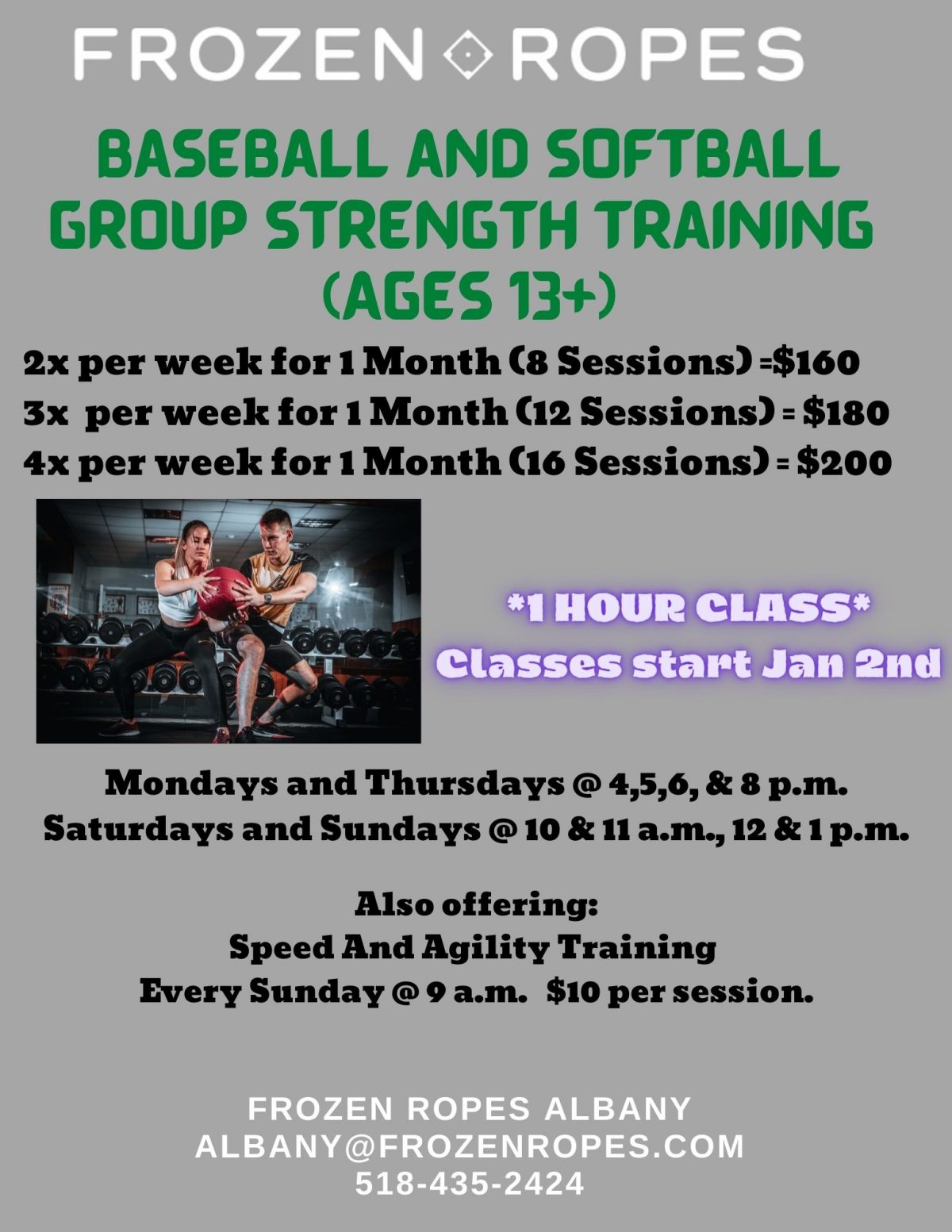 Home - Frozen Ropes Albany, NY