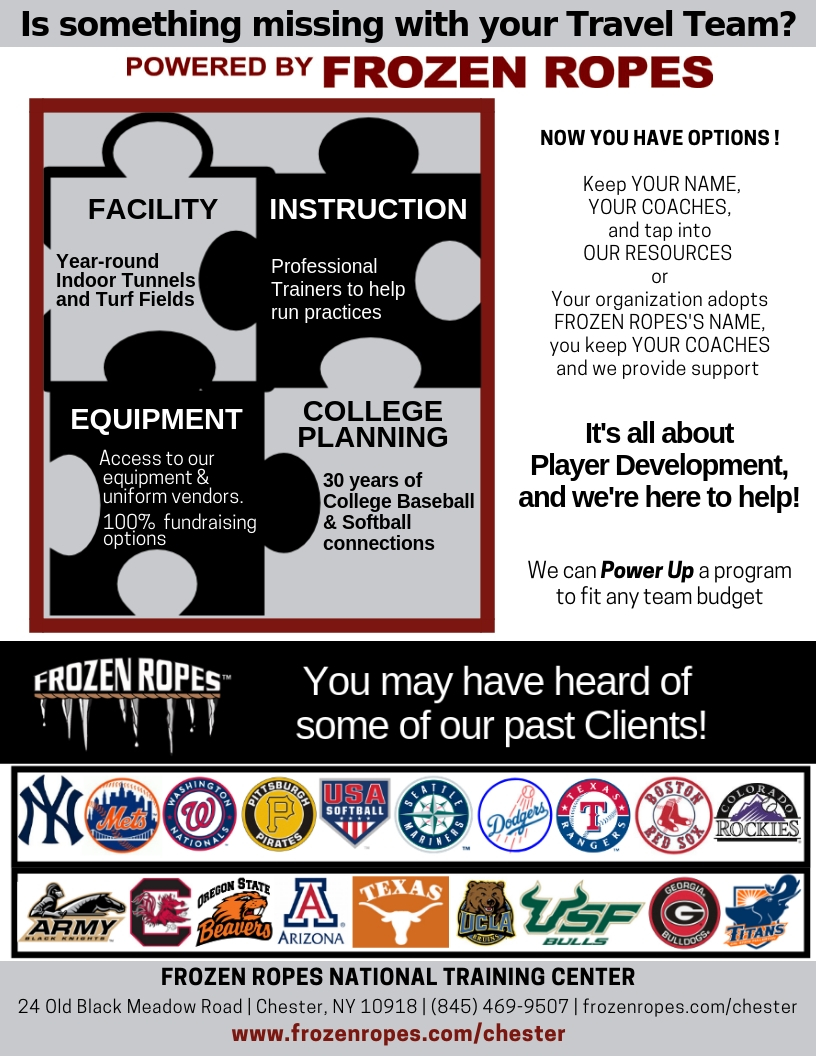 Travel Teams Powered By - Frozen Ropes Chester, NY