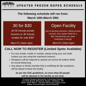 Specials - Frozen Ropes Chester, NY