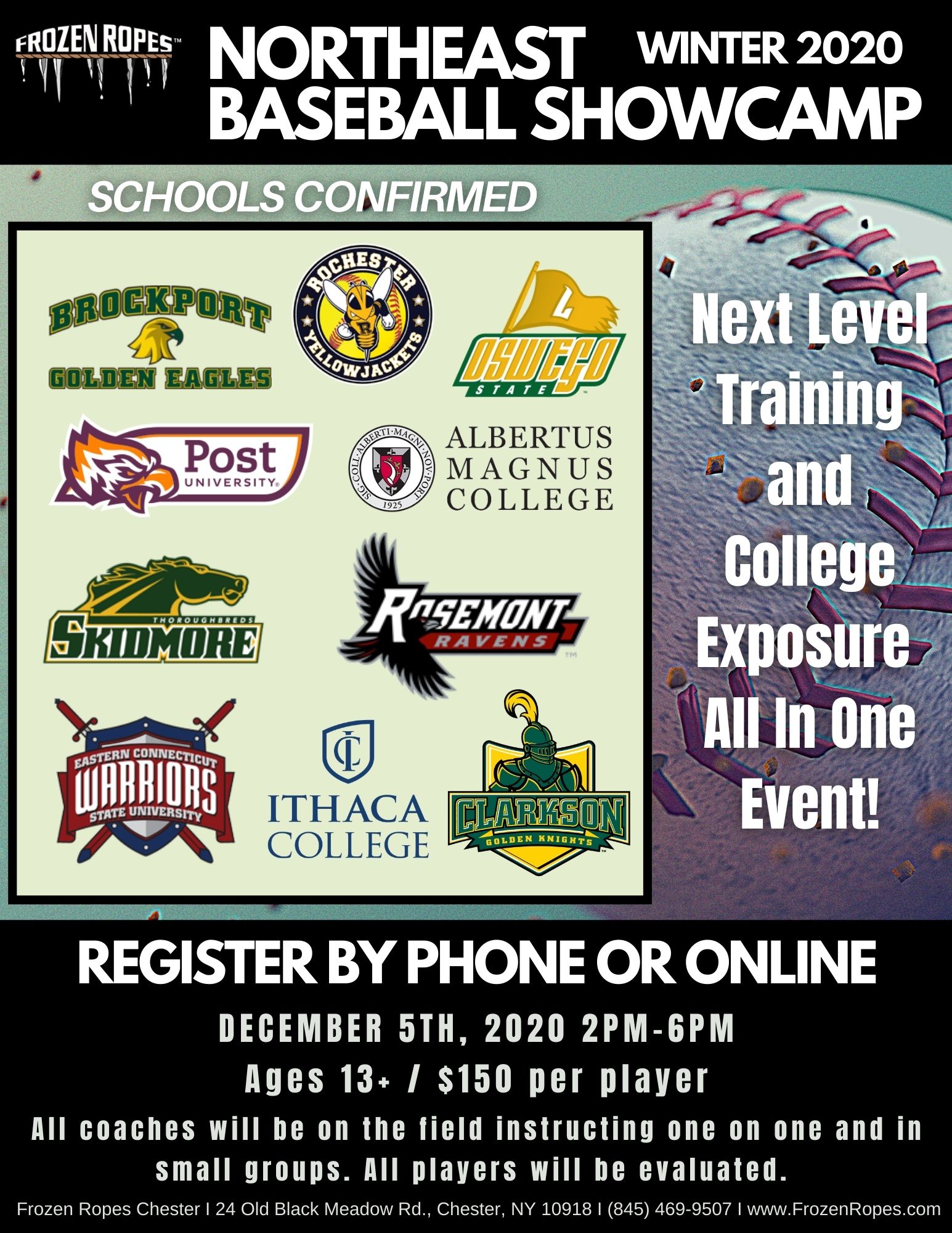 2020 Frozen Ropes BB Showcamp - Frozen Ropes Chester, NY