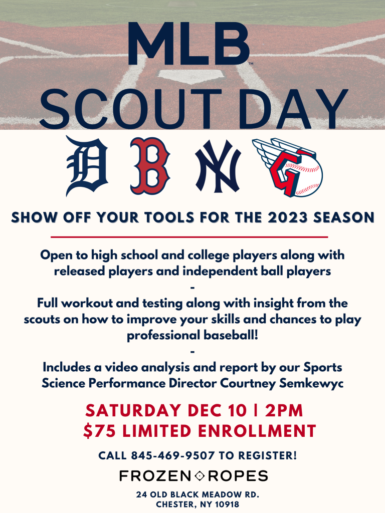 MLB Scout Day 2023 - Frozen Ropes Chester, NY