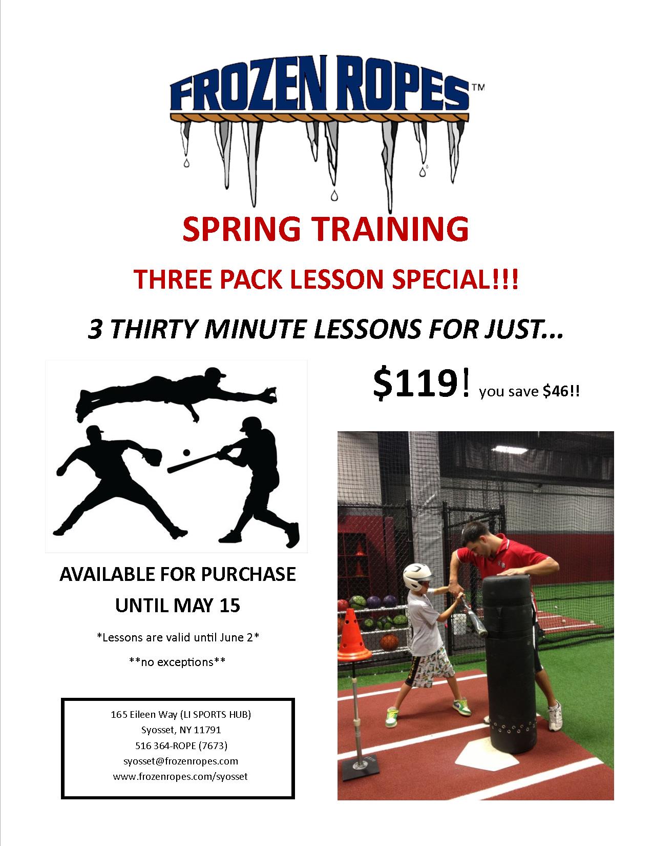 Sprint Training Three Pack 2019 - Frozen Ropes Syosset, NY