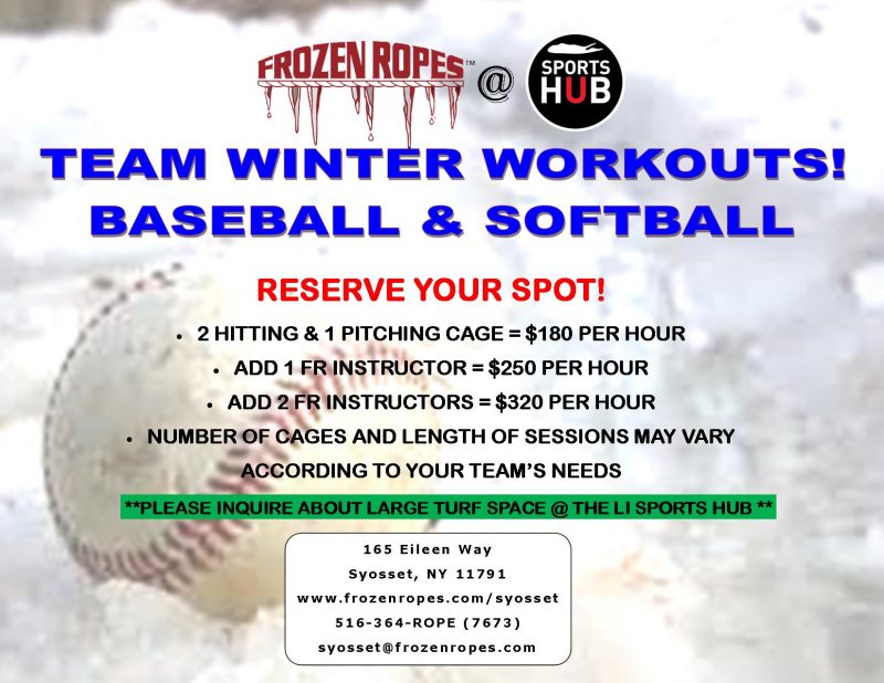 Classes and Clinics - Frozen Ropes Syosset, NY
