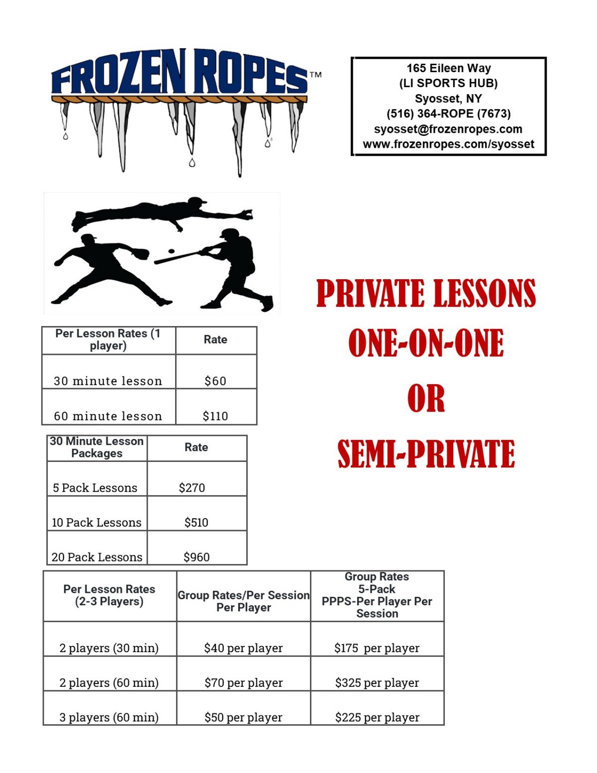 Home - Frozen Ropes Syosset, NY